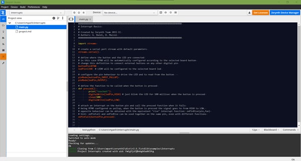 Zerynth A Python Framework For Iot Devices Bench Talk