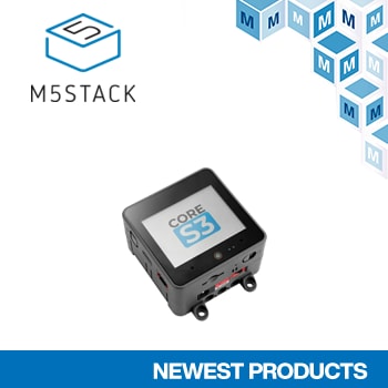 M5Stack CoreS3 ESP32S3 loT Development Kit, Now Available at Mouser, Enables Rapid Prototyping ...